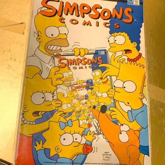 Bongo Comics Group | Other | Simpsons Comics 4 Bongo 994 Infinity Cover ...